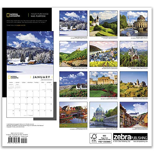 National Geographic Germany 2021 Wall Calendar