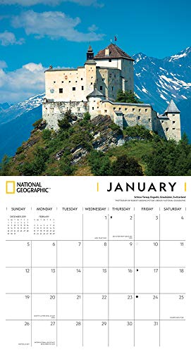 National Geographic Castles 2020 Wall Calendar