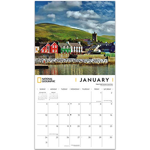 National Geographic Ireland 2021 Wall Calendar