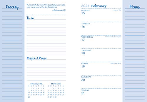 2021 Amy Knapp's Christian Family Organizer: 17-Month Weekly Faith & Inspiration Planner for Mom (Includes Stickers, Thru December 2021)