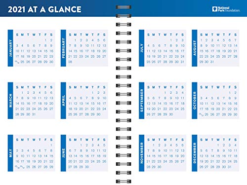 2021 National Park Foundation Planner: 12-Month Engagement Nature Calendar (Weekly Planner, Monthly, Thru December 2021)