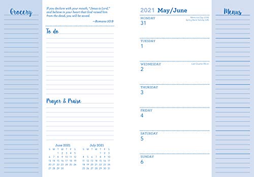 2021 Amy Knapp's Christian Family Organizer: 17-Month Weekly Faith & Inspiration Planner for Mom (Includes Stickers, Thru December 2021)