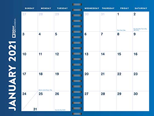 2021 National Park Foundation Planner: 12-Month Engagement Nature Calendar (Weekly Planner, Monthly, Thru December 2021)