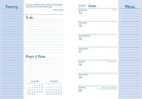 2021 Amy Knapp's Christian Family Organizer: 17-Month Weekly Faith & Inspiration Planner for Mom (Includes Stickers, Thru December 2021)