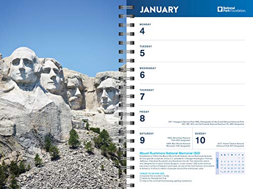 2021 National Park Foundation Planner: 12-Month Engagement Nature Calendar (Weekly Planner, Monthly, Thru December 2021)