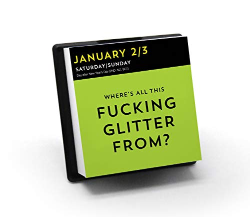 A F*cking 2021 Boxed Calendar: A daily dose of zero f*cks (Funny Daily Calendar, White Elephant Gag Gift, Desk Gift for Adults)