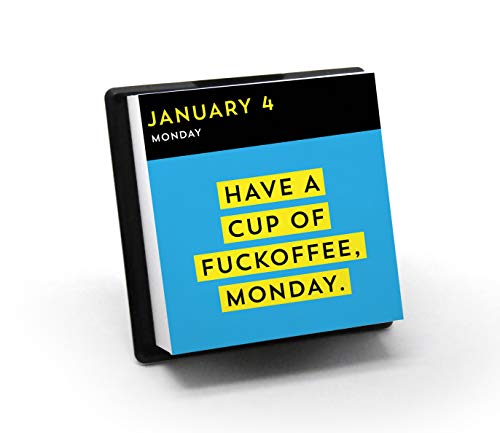 A F*cking 2021 Boxed Calendar: A daily dose of zero f*cks (Funny Daily Calendar, White Elephant Gag Gift, Desk Gift for Adults)