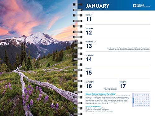 2021 National Park Foundation Planner: 12-Month Engagement Nature Calendar (Weekly Planner, Monthly, Thru December 2021)