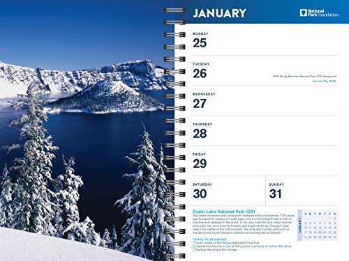 2021 National Park Foundation Planner: 12-Month Engagement Nature Calendar (Weekly Planner, Monthly, Thru December 2021)