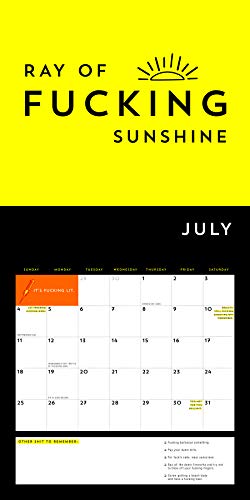 A F*cking 2021 Calendar: Get Your Sh*t Together This Year - Includes Stickers! (Funny Monthly Calendar, White Elephant Gag Gift for Adults)