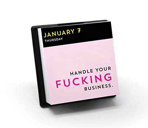 A F*cking 2021 Boxed Calendar: A daily dose of zero f*cks (Funny Daily Calendar, White Elephant Gag Gift, Desk Gift for Adults)