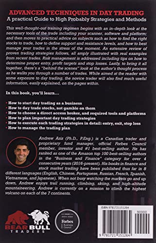 Advanced Techniques in Day Trading: A Practical Guide to High Probability Strategies and Methods (Stock Market Trading and Investing)