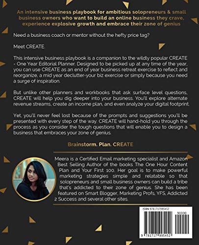 CREATE An Intensive Biz Playbook & Planner: Scale Your Online Business, Create Explosive Growth and Build a Brand You Crave