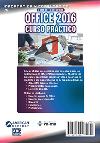 Conoce todo sobre Office 2016. Curso Práctico (Colecciones ABG - Informática y Computación) (Spanish Edition)