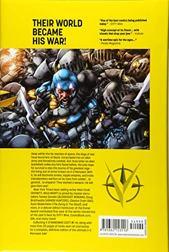 X-O Manowar by Matt Kindt Deluxe Edition Book 1 (X-O MANOWAR (2017) MATT KINDT DLX HC)