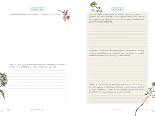 A Year of Zen: A 52-Week Guided Journal (A Year of Reflections Journal)