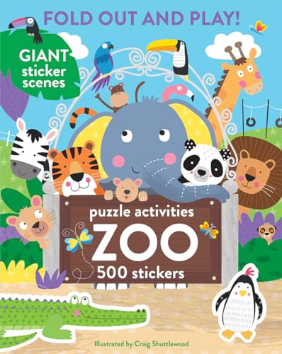 Zoo: 500 Stickers and Puzzle Activities (Press Out and Play Book)