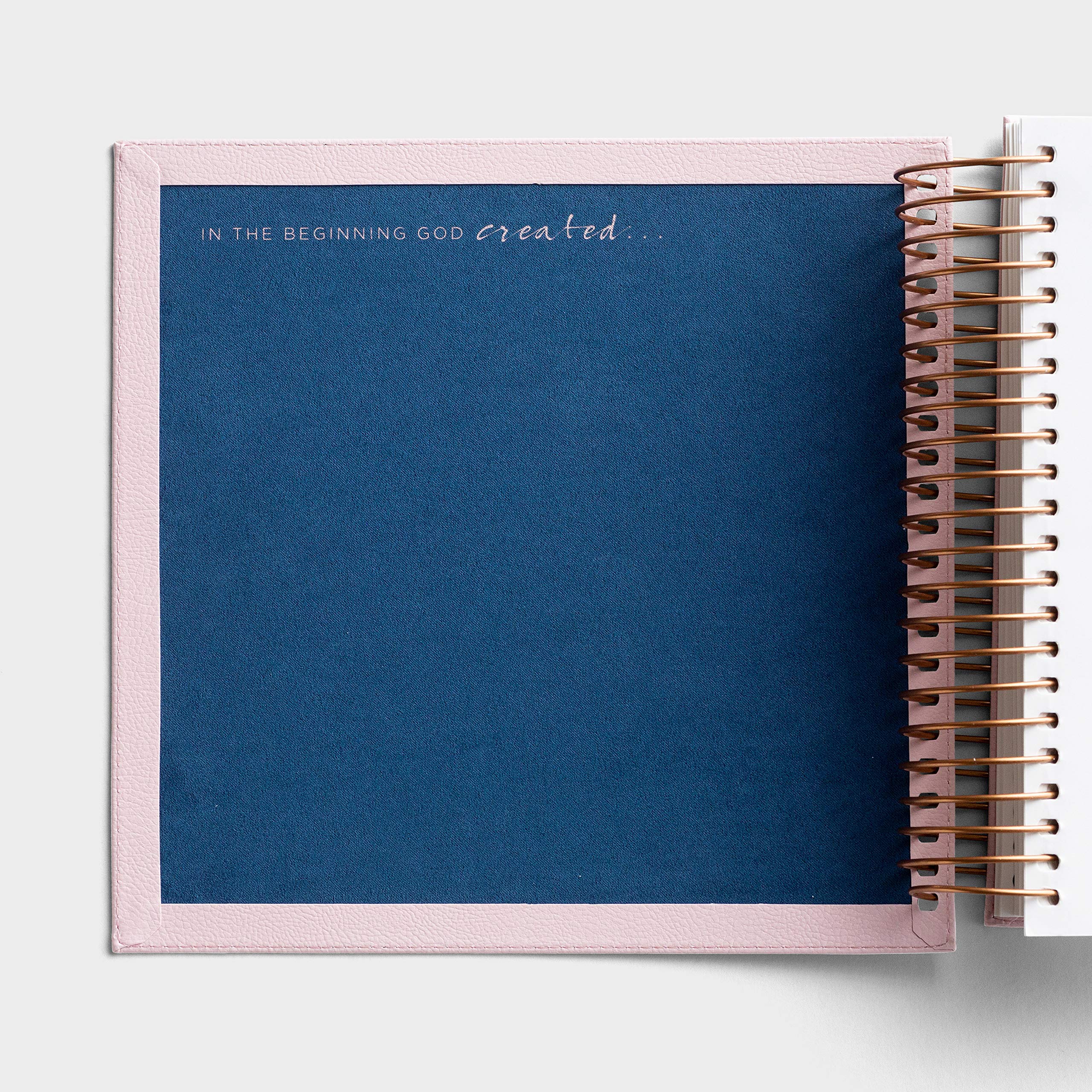 Illustrating Bible NIV - Spiral Bound Bible Journal, Pink