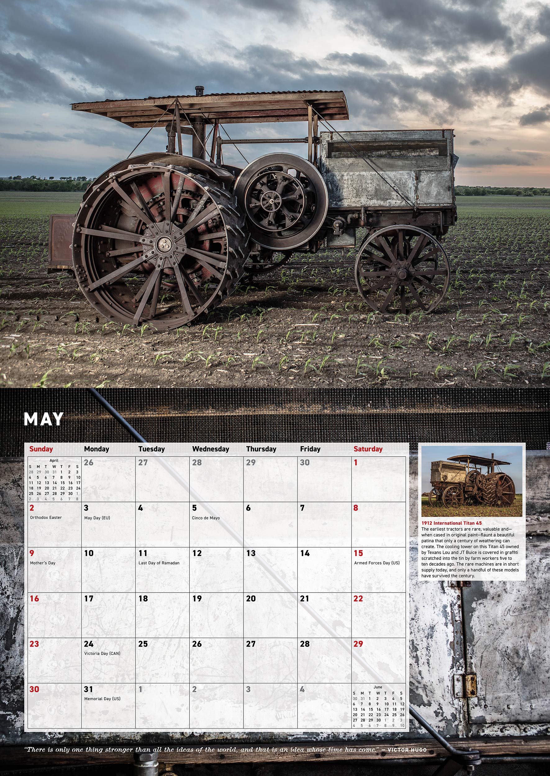 Farmall Tractors Calendar 2021
