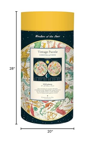 Cavallini Papers & Co. Constellations 1,000 Piece Puzzle, Multi