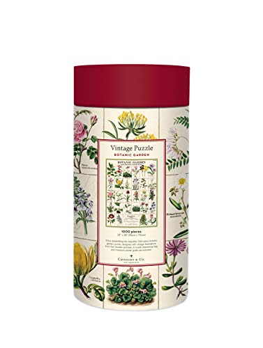 Cavallini Papers & Co. Botanic Garden 1,000 Piece Puzzle, Multi
