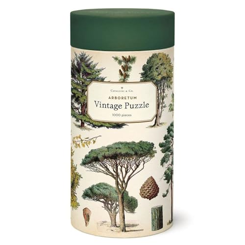 Cavallini Papers & Co. Arboretum 1,000 Piece Puzzle, Multi