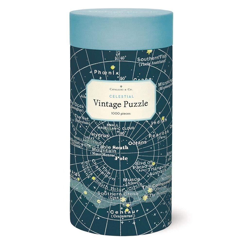 Cavallini Papers & Co. Celestial 1,000 Piece Puzzle, Multi
