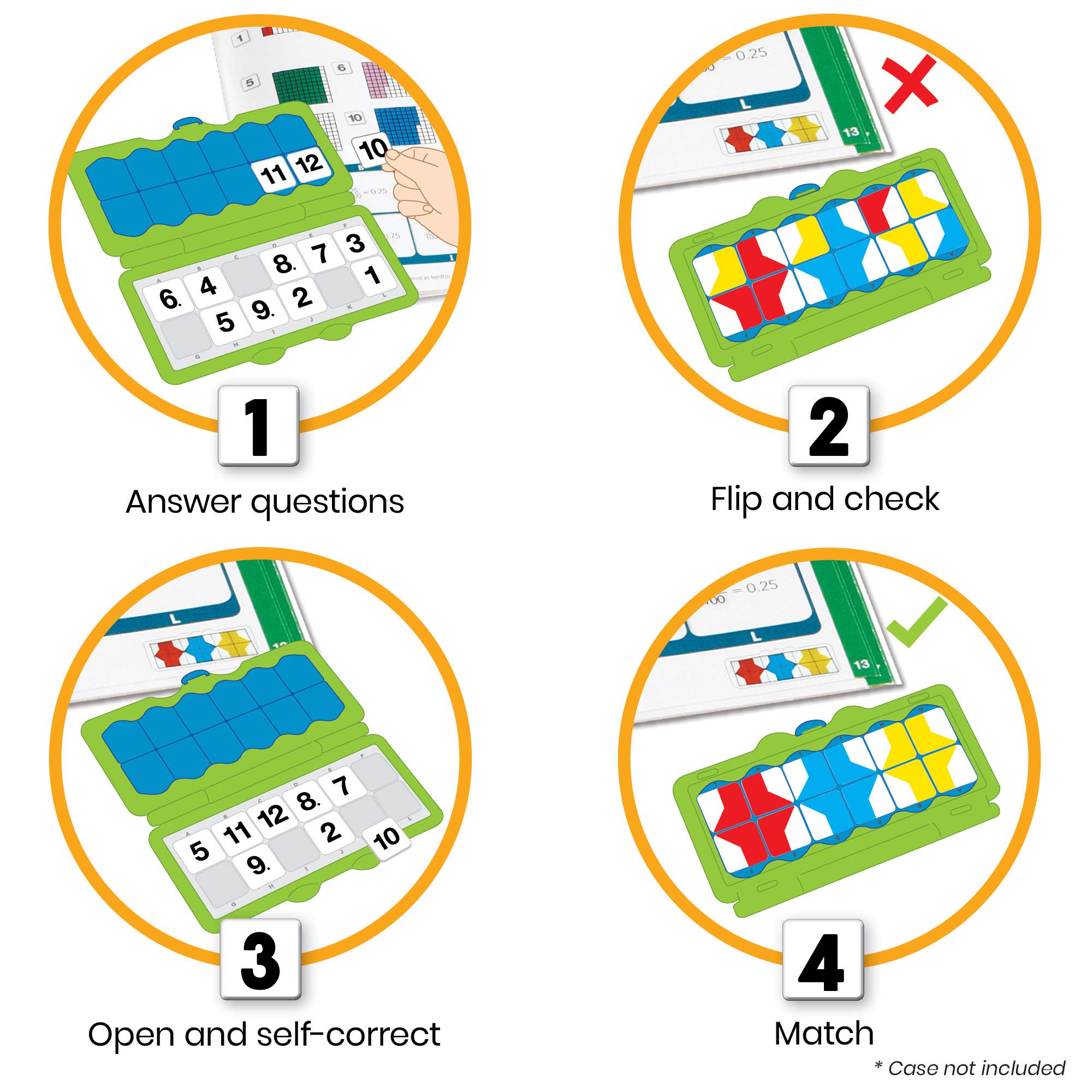 hand2mind VersaTiles Math Books Grade 5 (Measurement and Data: Convert and Interpret)