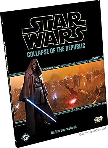 Star Wars Collapse of The Republic Expansion | Roleplaying Game | Strategy Game | Adventure Game for Adults and Kids | Ages 10+ | 2-8 Players | Average Playtime 1 Hour | Made by Fantasy Flight Games
