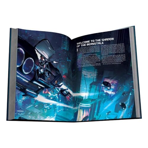 Fantasy Flight Games Genesys Roleplaying Game Shadow of the Beanstalk SOURCEBOOK - Explore a Cyberpunk Future! Fantasy Game for Kids & Adults, Ages 14+, 2-8 Players, 1+ Hour Playtime, Made by EDGE Studio