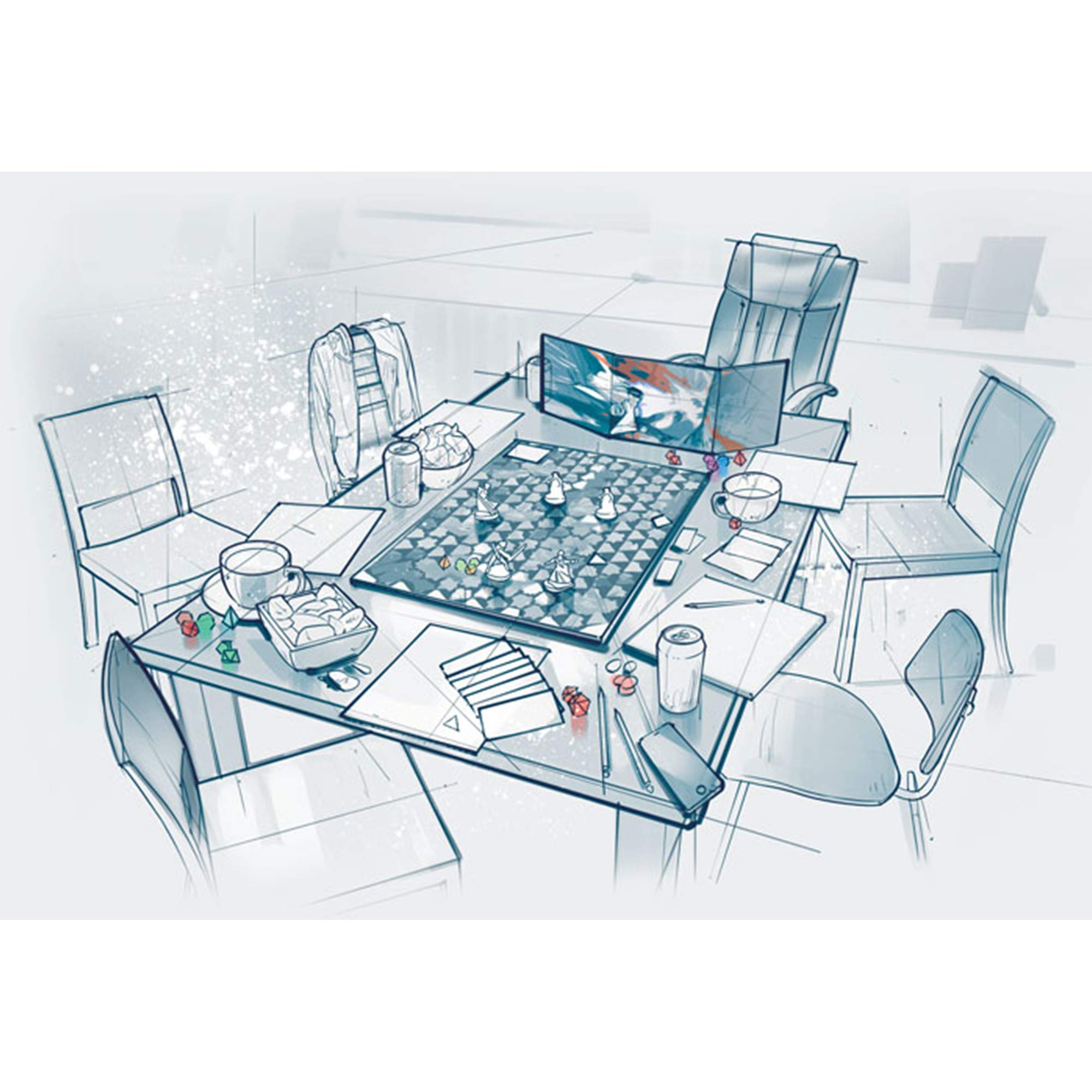 Genesys Roleplaying Game CORE RULEBOOK | Fantasy Strategy Game | Narrative Adventure Game for Adults and Teens | Ages 14+ | 2-8 Players | Average Playtime 1+ Hours | Made by EDGE Studio