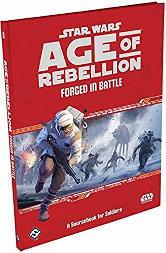 Fantasy Flight Games Star Wars Age of Rebellion Forged in Battle EXPANSION | Roleplaying Game | Strategy Game For Adults and Kids | Ages 10+ | 2-8 Players | Average Playtime 1 Hour