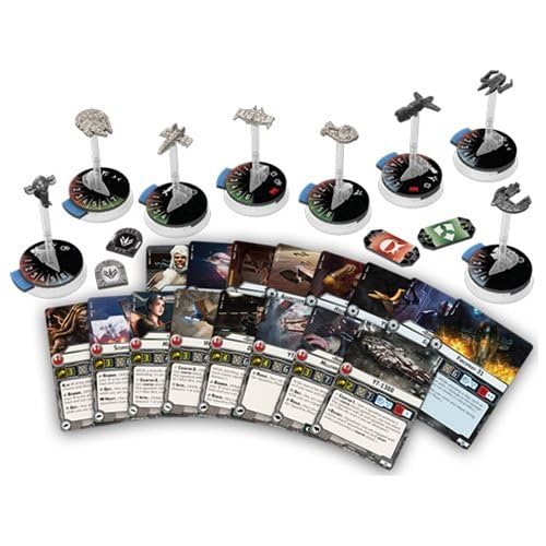 Star Wars: Armada Rogues and Villains EXPANSION PACK - Notorious Heroes & Infamous Villains! Tabletop Miniatures Strategy Game, Ages 14+, 2 Players, 2 Hour Playtime, Made by Atomic Mass Games