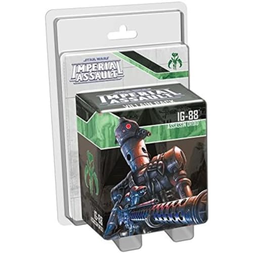 Star Wars Imperial Assault Board Game IG-88 Assassin Droid VILLAIN PACK - Epic Sci-Fi Strategy Game for Kids and Adults, Ages 14+, 1-5 Players, 1-2 Hour Playtime, Made by Fantasy Flight Games