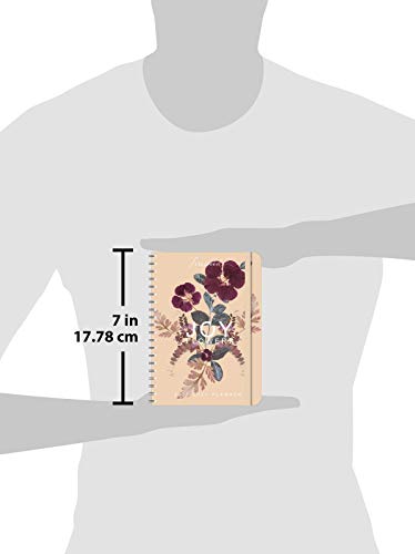 FIREWEED 2021 On-the-Go Weekly Planner: 17-Month Calendar with Pocket (Aug 2020 - Dec 2021, 5" x 7" closed): Joy Flowers