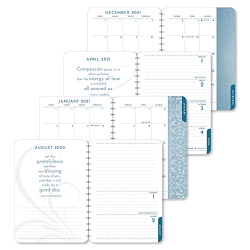 A Year of Mindful Living 2021 On-the-Go Weekly Planner: 17-Month Calendar with Pocket (Aug 2020 - Dec 2021, 5" x 7" closed)