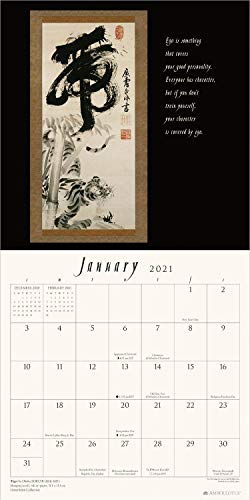 Zen Mind 2021 Wall Calendar: Zenga Paintings from the Gitter-Yelen Collection