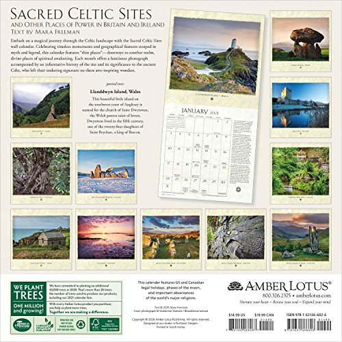 Sacred Celtic Sites 2021 Calendar: And Other Places of Power in Britain and Ireland