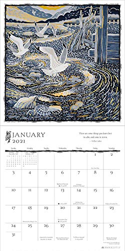 Heart Land 2021 Wall Calendar: Wisdom Quotes by Great American Authors