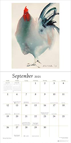 Artful Chicken 2021 Calendar