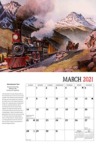 Howard Fogg's Trains 2021 Wall
