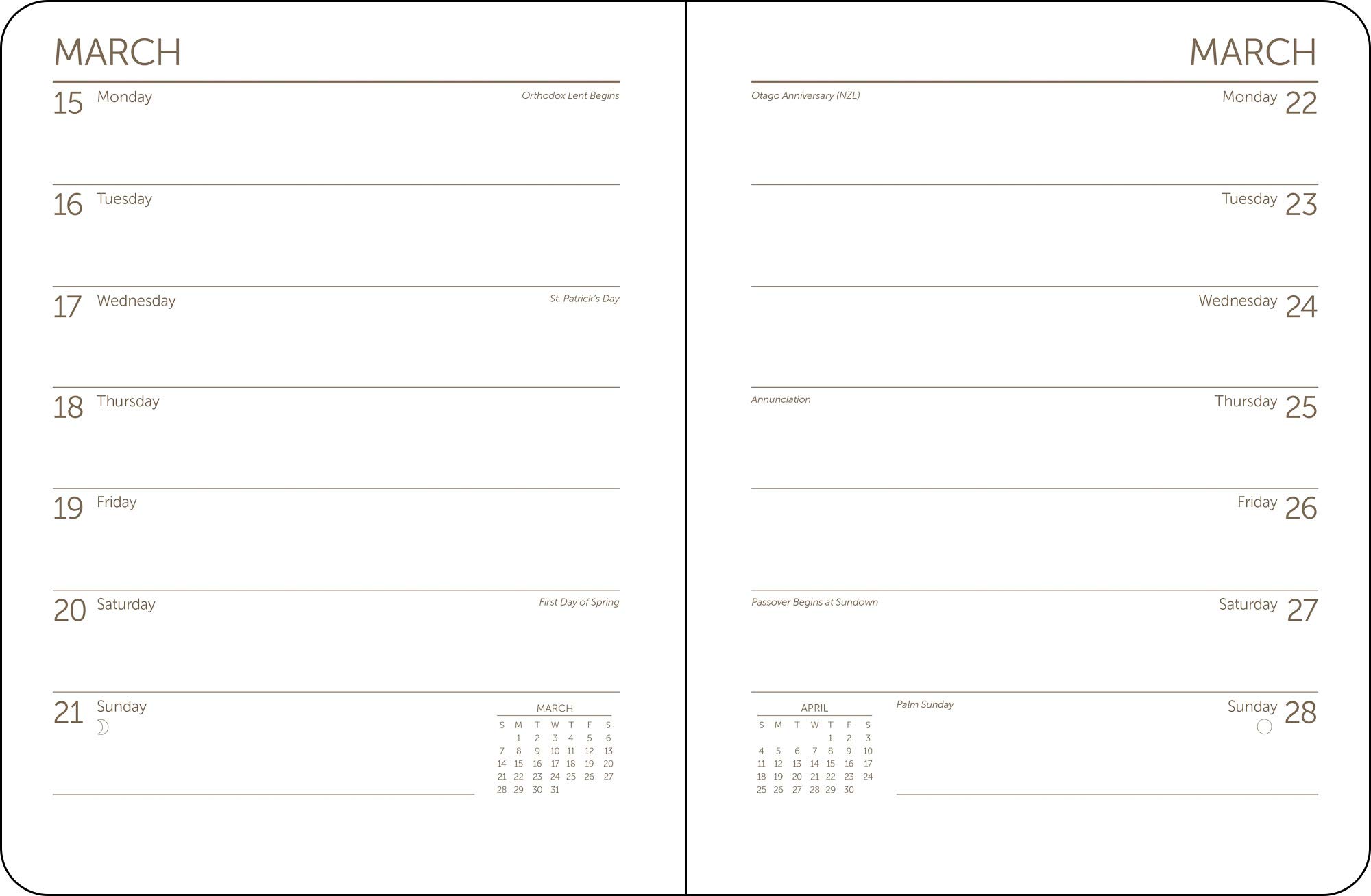 Americas National Parks Weekly Engagement Calendar 2021 Planner Personal Journal Organizer Scheduler 6.5" x 8.5" Spiral