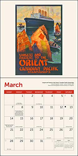 Travel The World Mini Wall Calendar 2021, 7" x 7"