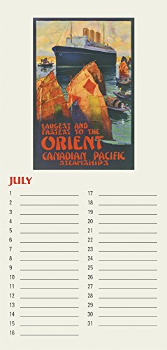 Travel the World Perpetual Calendar Birthday Anniversary Family Date Annual Reminders 5.5" x 11.5"