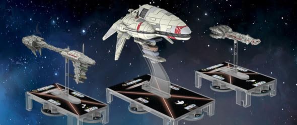 Star Wars: Armada Nebulon-B Frigate EXPANSION PACK - Versatile Fleet Support! Tabletop Miniatures Strategy Game for Kids & Adults, Ages 14+, 2 Players, 2 Hour Playtime, Made by Atomic Mass Games