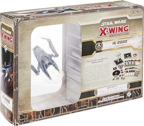 Star Wars X-Wing 1st Edition Miniatures Game X-Wing IG-2000 EXPANSION PACK | Strategy Game for Adults and Teens | Ages 14+ | 2 Players | Average Playtime 45 Minutes | Made by Atomic Mass Games