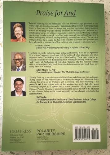 And: Making a Difference by Leveraging Polarity, Paradox or Dilemma (Polarity Partnerships)
