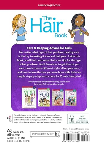 The Hair Book: Care & Keeping Advice for Girls (American Girl® Wellbeing)