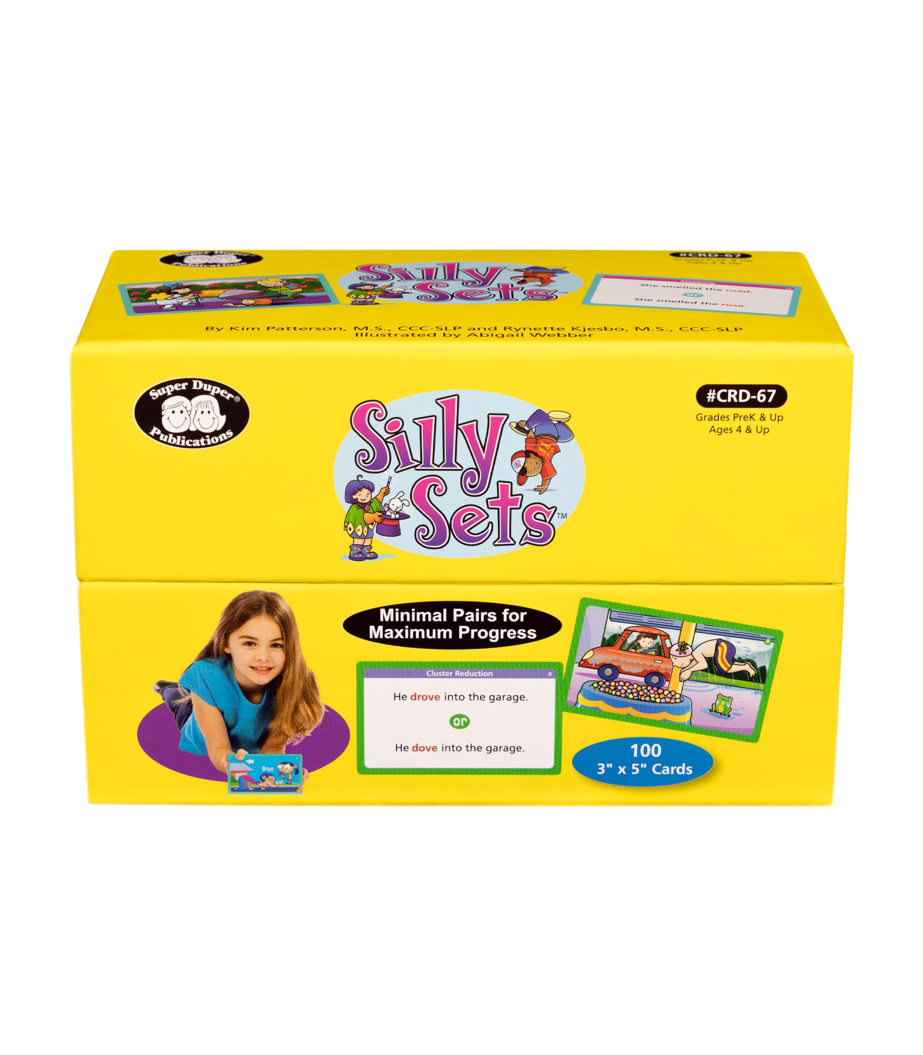 Super Duper Publications |Silly Sets Minimal Pairs for Maximum Progress Fun Deck | Listening Skills and Language Development Flash Cards | Educational Learning Materials for Children