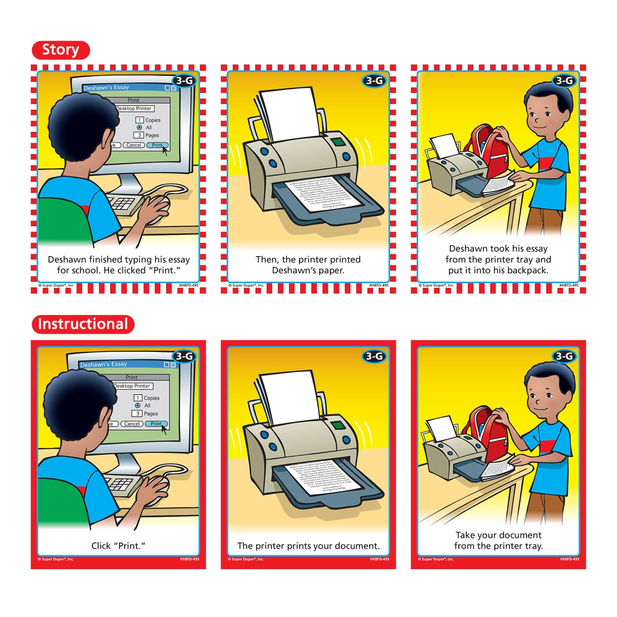 Super Duper Publications | HearBuilder Sequencing Flash Card Fun Deck | Educational Learning Resource for Children